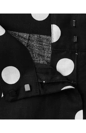 Mango Polka Dot Print Shorts