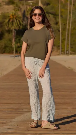 LE BOP Sunset Tee - Olive