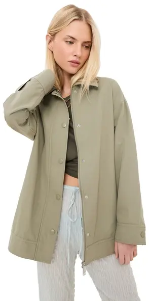 LE BOP X Mally Goldman Oversized Jacket - Sage