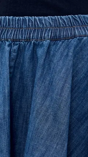 Suzie Kondi Lina Mini Circle Denim Skirt