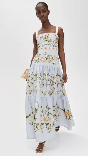 Agua Bendita Lima Valle Maxi Dress