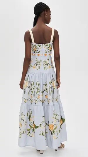 Agua Bendita Lima Valle Maxi Dress