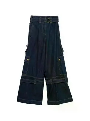 Zimmermann Flap-pocket Jeans With Belt