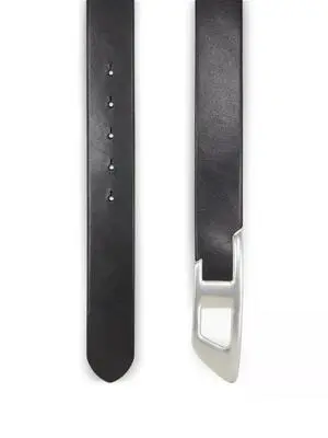 DIESEL® B-d Logo 2.0 Leather Belt