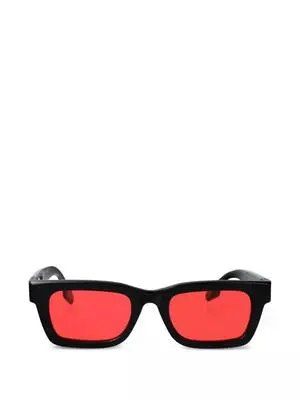 VISION OF SUPER The Rider Rectangle-frame Sunglasses - Black