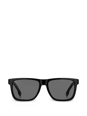 BOSS Rectangle-frame Sunglasses - Black