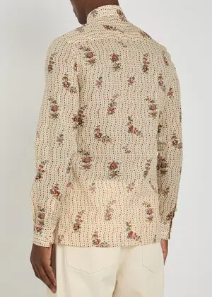 Valentino Garavani Floral-print Cotton Shirt