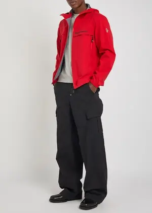 Moncler Shipton Waterproof Packable Hooded Nylon Jacket
