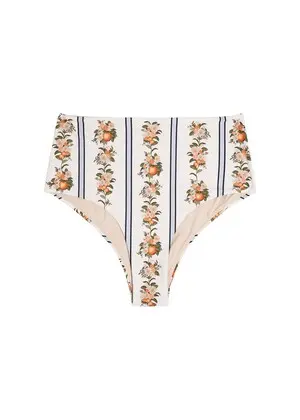 Agua Bendita Floral-print Bikini Briefs - Multicoloured
