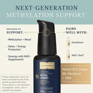 QUICKSILVER SCIENTIFIC Methyl Charge Vitamin B Supplement With Folate B2 B6 And B12
