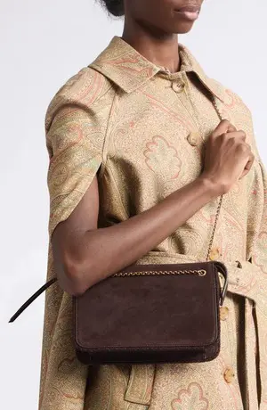 Etro Suede Crossbody Bag