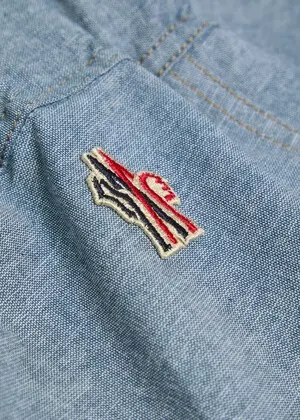 Moncler Belted Denim Cargo Trousers