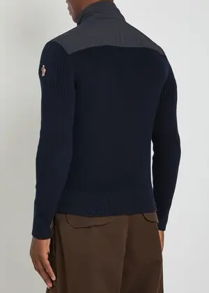Moncler Panelled Cotton-knit Jacket