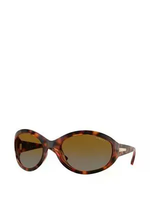 VOGUE EYEWEAR Tortoiseshell Oval Sunglasses