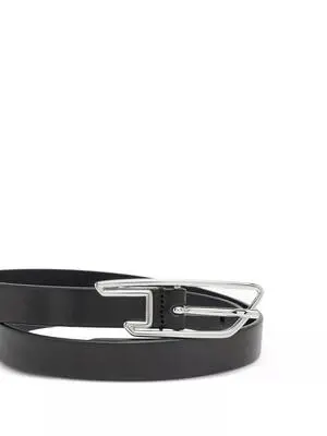 DIESEL® Outlined D Buckle Belt - Black