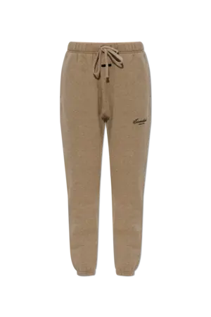 Fear Of God Logo Sweatpants - Beige