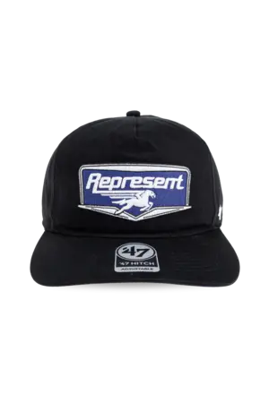 REPRESENT Baseball Cap With Logo - Black