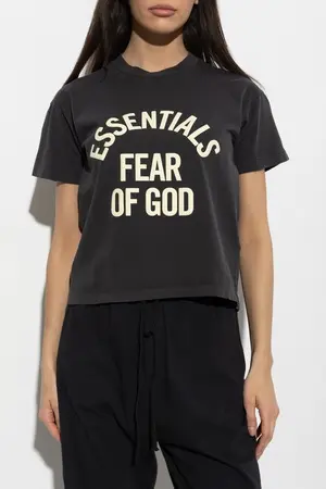 Fear Of God Logo-printed T-shirt - Black