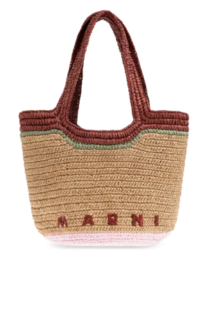 Marni Bag With Logo - Beige