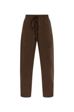Fear Of God Trousers With Zipper Detail - Brown