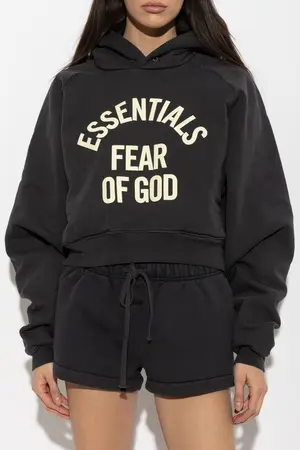 Fear Of God Hooded Pullover - Black