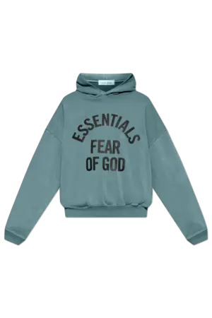 Fear Of God Hooded Sweatshirt - Blue