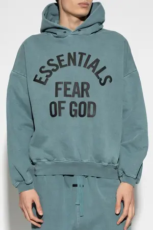 Fear Of God Hooded Sweatshirt - Blue