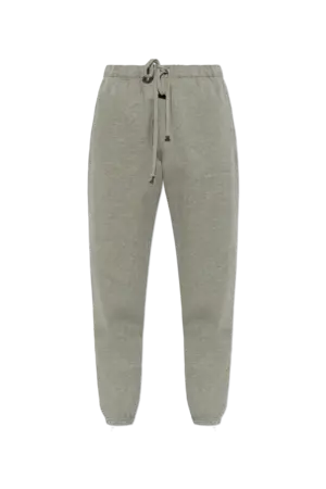 Fear Of God Sweatpants With Embroidered Logo - Grey