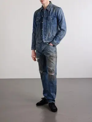 Rick Owens Kurdt Straight-leg Jeans - Blue