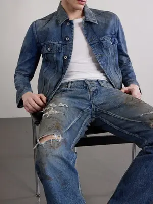Rick Owens Kurdt Straight-leg Jeans - Blue
