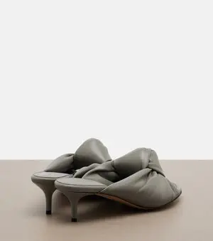 Bottega Veneta Cherry Knot Leather Mules