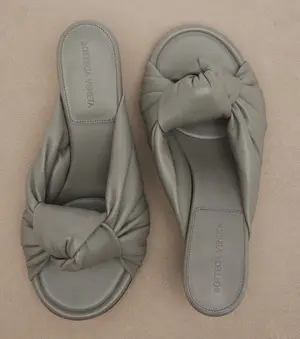 Bottega Veneta Cherry Knot Leather Mules