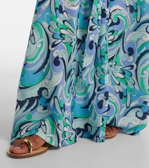 Melissa Odabash Eloise Printed Maxi Dress - Blue