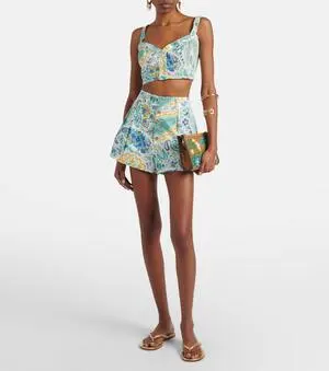 Etro Paisley Cotton Shorts