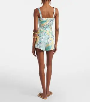 Etro Paisley Cotton Shorts
