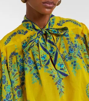 Etro Floral Cotton Top