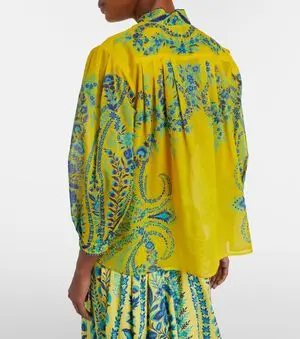 Etro Floral Cotton Top