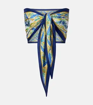 Etro Front Tie Blouses