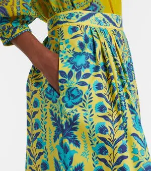 Etro Printed Cotton Maxi Skirt