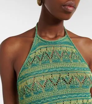Etro Crochet Halterneck Cotton Top