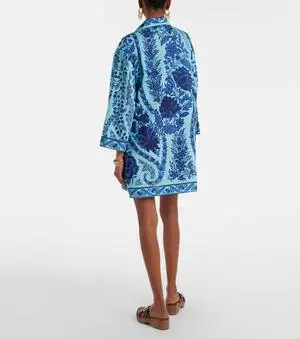 Etro Paisley Oversized Cotton Minidress