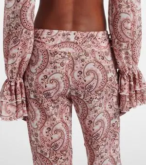 BANANHOT Bowie Paisley Flared Pants