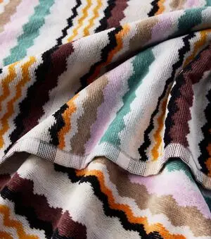Missoni Aura Zigzag Set Of 2 Cotton Towels - Multicoloured
