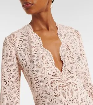 ALEXANDRA MIRO Amara Lace Maxi Dress