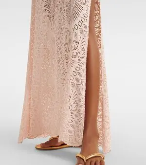ALEXANDRA MIRO Amara Lace Maxi Dress