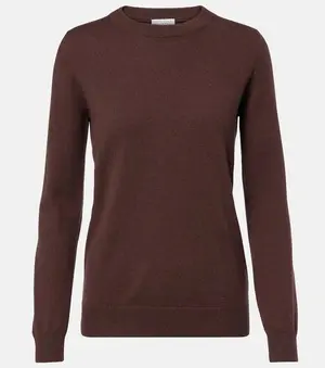 Brunello Cucinelli Monili Cashmere Sweater - Brown