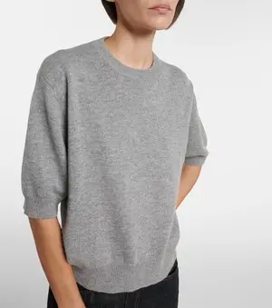 Brunello Cucinelli Monili Cashmere Sweater - Grey