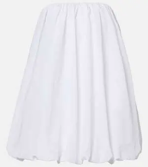 PATOU Strapless Mini Dress - White