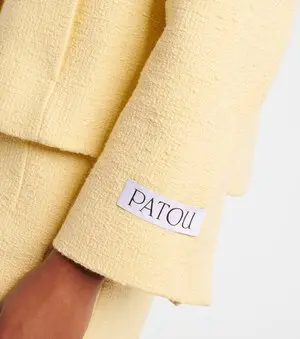 PATOU Cropped Cotton Jacket