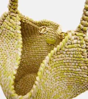 Khaite Lotus Mini Raffia Tote Bag - Yellow
